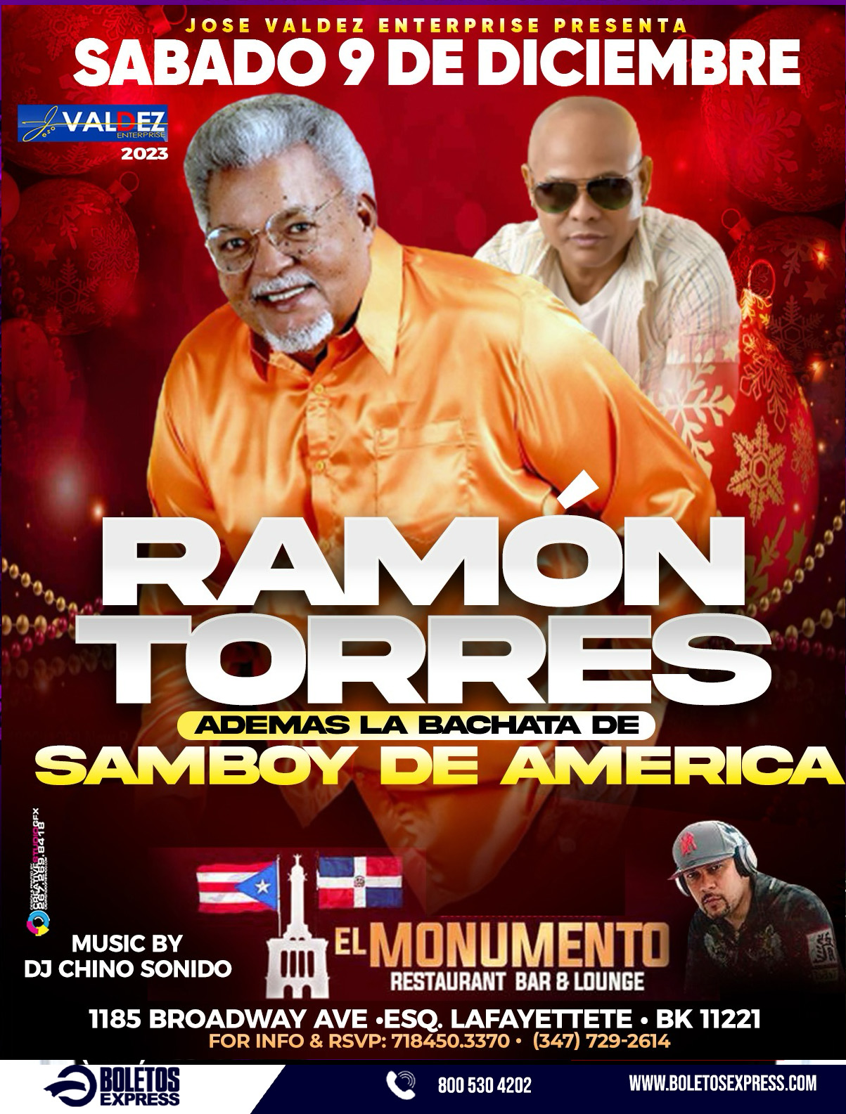 RAMON TORRES | SAMBOY DE AMERICA Tickets - ExpressTix