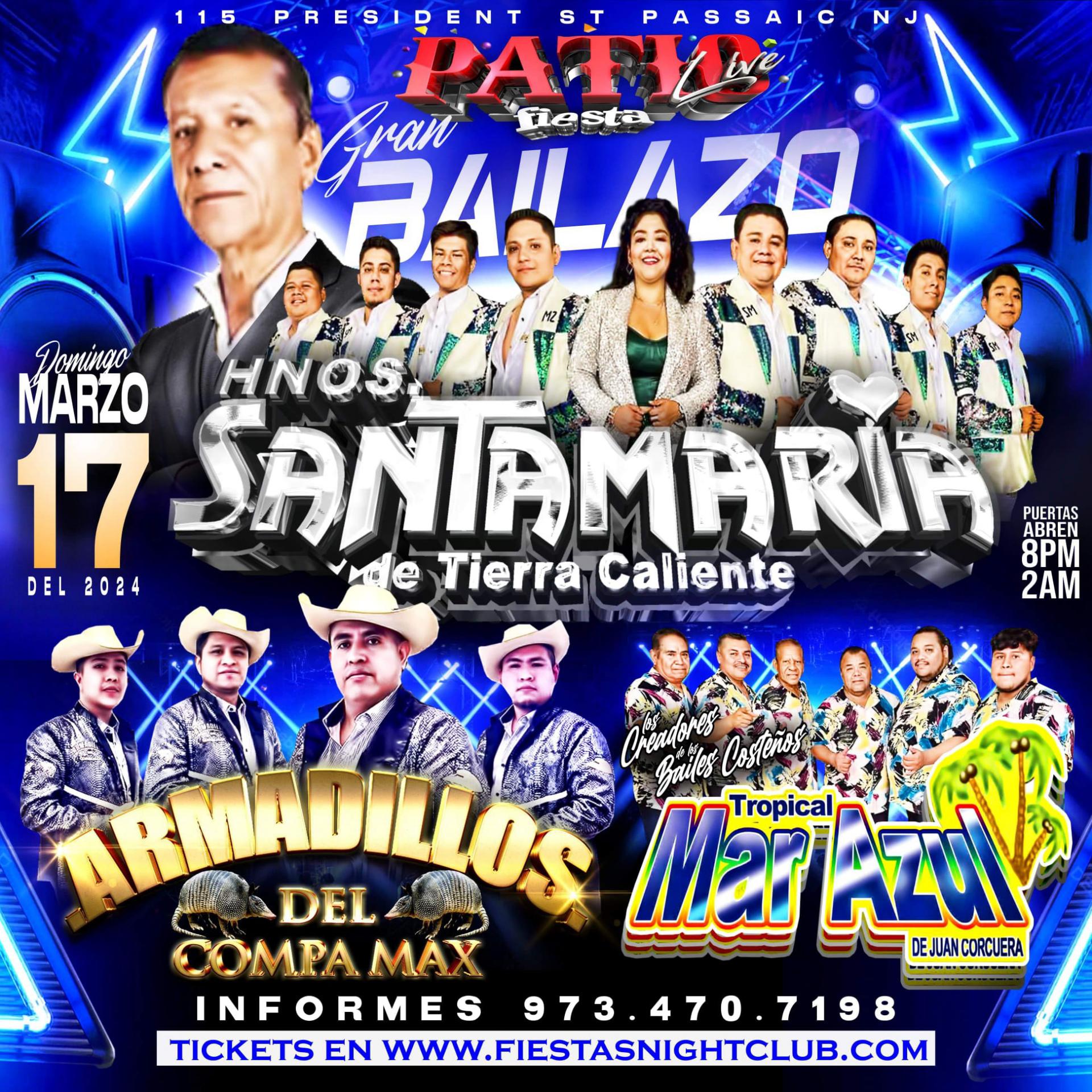 HNOS. SANTAMARIA DE TIERRA CALIENTE, ARMADILLOS DEL COMPA MAX, TROPICAL ...